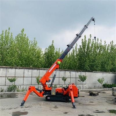 Κίνα CE Telescopic Boom Spider Crane 2 Ton Mini Crawler Crane προς πώληση