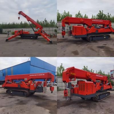 Κίνα Diesel Engine Electric Construction Spider Lift 12 Ton 22.5m Mobile Spider Crane προς πώληση