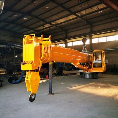 중국 25t Hydraulic Mobile Harbour Crane Telescopic Boom Marine Deck Crane 판매용