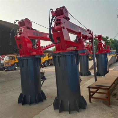 중국 25t Hydraulic Mobile Harbour Crane Telescopic Boom Marine Deck Crane 판매용