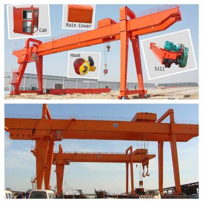 China Outdoor Rail Mounted Gantry Crane with 5ton to 200ton Capacity and 5m to 23m Span for Container Lifting for sale
