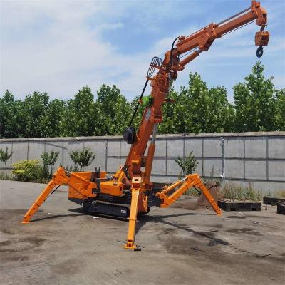 중국 Electric Motor Diesel Engine Tracked Spider Crane Crawler Spider Crane With Fly Jib 판매용