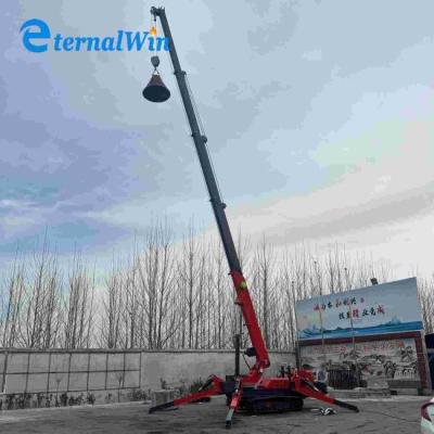 중국 Electric And Diesel Power Spider Crawler Crane Yellow Red Green 판매용