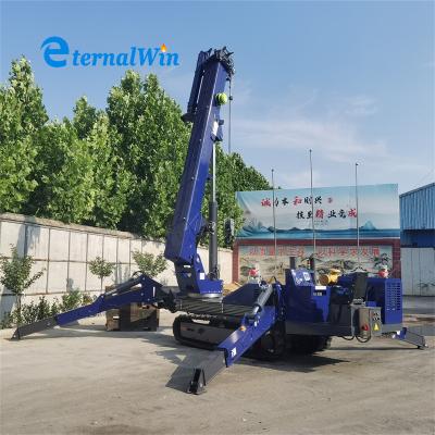 Κίνα EPA Diesel Engine 5 Ton 8 Ton Spider Crawler Crane With Telescopic Boom προς πώληση