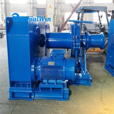 Κίνα Steel Marine Electric Winch Rated Load 1 Ton To 100 Ton Wire Rope Diameter 8mm To 60mm προς πώληση