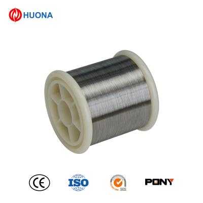 China 0.018mm Micro Wire Nicr8020 Resistance Wire With Stable Electrical Resistivity Using For Laboratory Analyzers for sale
