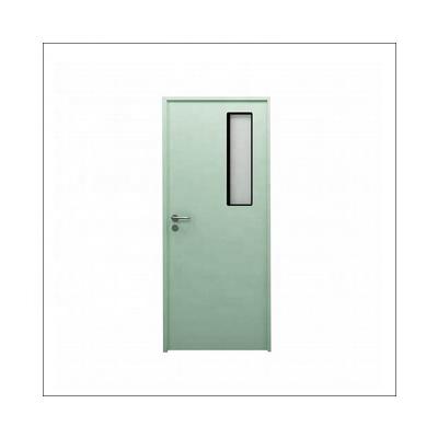Polymer Hospital Security Clean Room Door Customized Color Automatic Hermetic