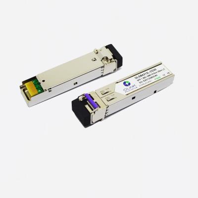 Китай Приемопередатчики BiDi LC SMF SFP оптически, 1490nm/1310nm 1000BASE-BX-D 20km продается