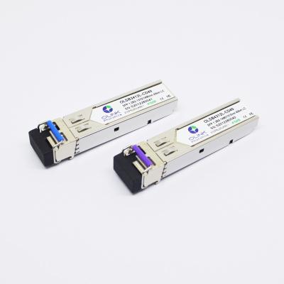 中国 互換性がある1000BASE-BX-D BiDi SFP 1490nm-TX/1310nm-RX 40kmの光学トランシーバーCisco 販売のため