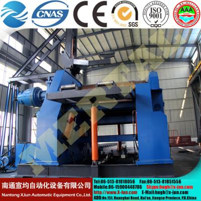 China Hydraulic CNC Plate rolling machine 4 Roll Plate Rolling Machine with CE Standard for sale