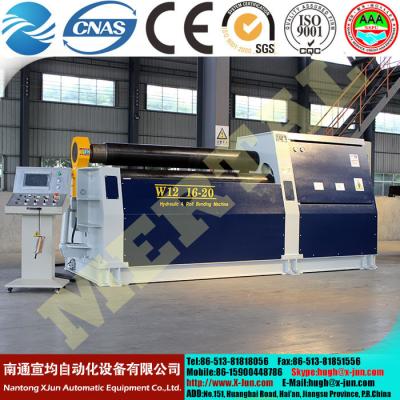 China MCLW12CNC-3x1000 Rectangular and shaped special CNC four rollers plate rolling machine for sale