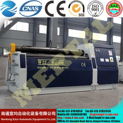 China High Quality and Cheap Hydraulic 4 Roller CNC Plate rolling machine with CE Standard for sale