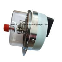 China Indicador de presión magnético trasero del soporte 5800psi con interno de cobre amarillo en venta