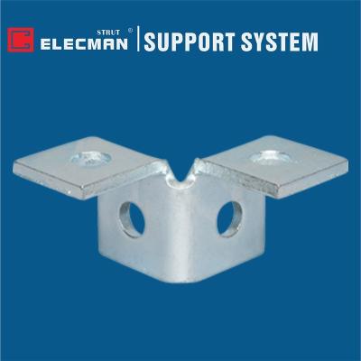 Cina Doppio acciaio di Wing Fittings Connectors Aluminium Galvanized del puntone di 4 fori in vendita