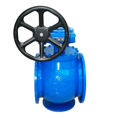China China 4 Inch Top Mounted Flange Eccentric High Pressure Half Ball Check Valve for sale