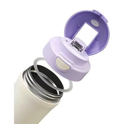 Chine 380 ml Capacité Vacuum Bouteille de voyage en acier inoxydable à aspiration isolée non-déversement à vendre