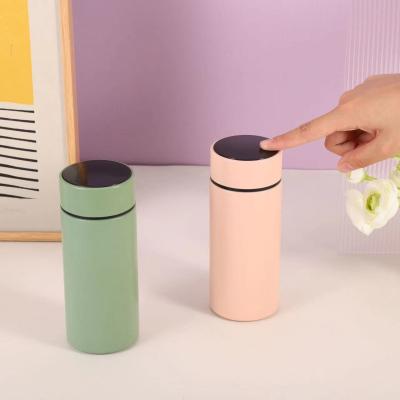 Chine 350 ml bouteille d'eau intelligente en acier inoxydable normal avec affichage de température et réutilisable à vendre