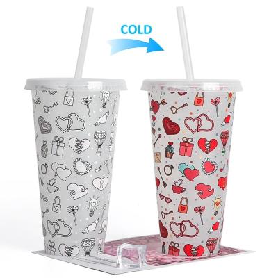 Κίνα Διαθέσιμο χρωματιστό φλιτζάνι 16-24oz επαναχρησιμοποιήσιμο πλαστικό φλιτζάνι με αξεσουάρ προς πώληση