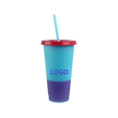 Κίνα Διαθέσιμο χρωματιστό φλιτζάνι 16-24oz επαναχρησιμοποιήσιμο πλαστικό φλιτζάνι με αξεσουάρ προς πώληση