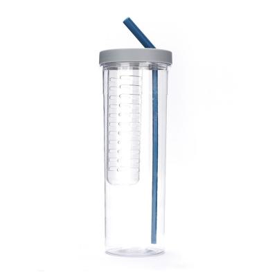 Κίνα 800 ml πλαστικό εξωτερικά αθλήματα άχυρο χυμό μπουκάλι πόσιμου νερού κύπελλο με προσαρμοσμένο λογότυπο προς πώληση