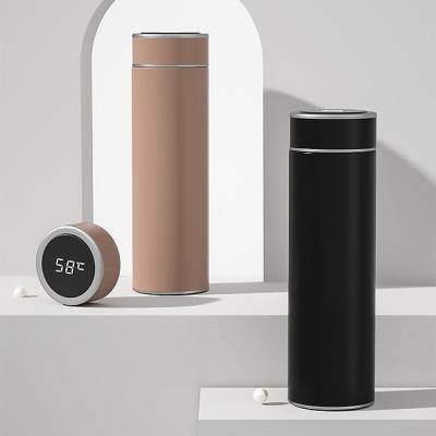 Chine 500 ml Logo personnalisé en acier inoxydable Sublimation commerciale Smart Bouteille d'eau LED affichage à vendre