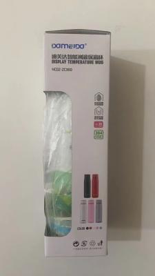 Chine Affichage de température LED portable 380 ml Bouteille intelligente pour les voyages en plein air Camping Randonnée à vendre
