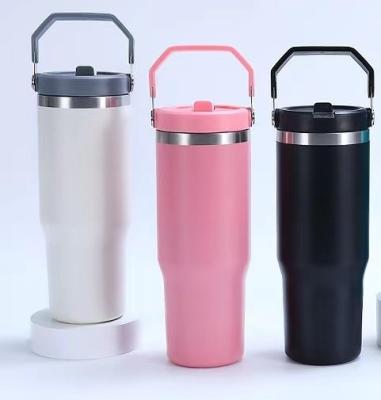 Chine 30oz 304 Thermos à vide en acier inoxydable Bouteille colorée personnalisée Logo Voyage tasse de café bouteille réutilisable à vendre