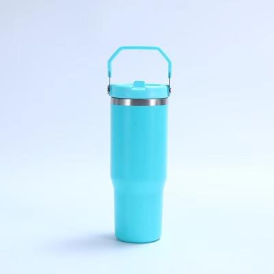 Chine 30oz 304 Thermos à vide en acier inoxydable Bouteille colorée personnalisée Logo Voyage tasse de café bouteille réutilisable à vendre