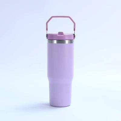 Chine 30oz 304 Thermos à vide en acier inoxydable Bouteille colorée personnalisée Logo Voyage tasse de café bouteille réutilisable à vendre