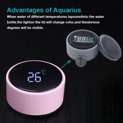 Chine Normalement Intelligente Digitale Thermomètre à vide à vide isolée 500 ml Bouteille d'eau en acier inoxydable Couleur aléatoire à vendre