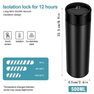 Chine Toutes les personnes applicables 17 oz 500 ml bouteille d'eau isolée sous vide en acier inoxydable personnalisée à vendre
