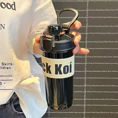 Κίνα Υψηλή εμφάνιση 600ml πλαστικό φορητό τυχερό απλό άχυρο αθλητικά ταξίδια φλιτζάνι καφέ προς πώληση