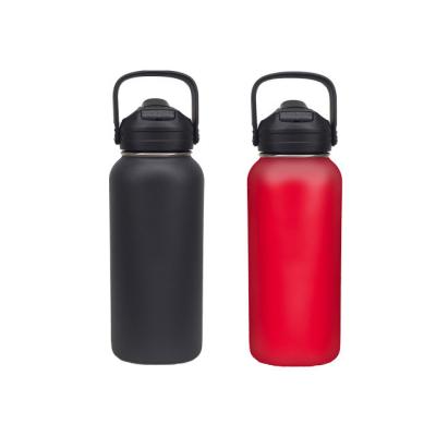 Chine Logo personnalisé Bouteille d'eau en acier inoxydable à double couche sous vide pour une tasse de balle extérieure portable 32 oz à vendre