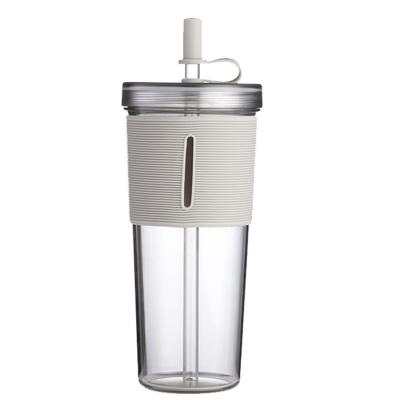 중국 야외 캠프 맞춤 로고 듀얼 벽 우유 차 빨래 컵 700ml 실리콘 장갑 판매용