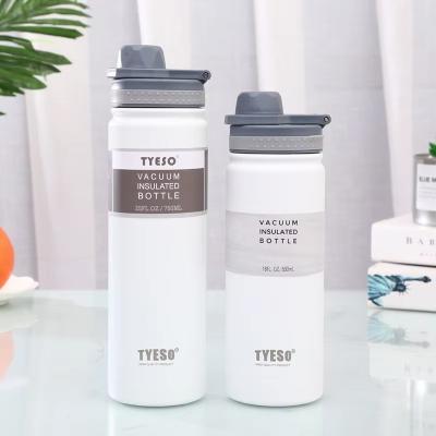Chine Bouteille thermique en acier inoxydable à double paroi avec large bouche et couvercle à vendre