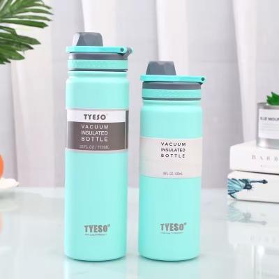 Chine Bouteille thermique en acier inoxydable à double paroi avec large bouche et couvercle à vendre