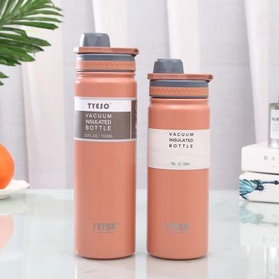 Chine Bouteille thermique en acier inoxydable à double paroi avec large bouche et couvercle à vendre