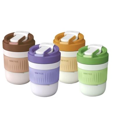 중국 400ml/550ml 다기능 유리 용품 누출 방지 귀여운 유리 커피 컵 판매용