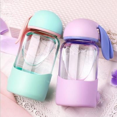 중국 일상 생활 가정 어린이 340ML 용량 및 사용자 지정 로고와 함께 귀여운 토끼 귀 컵 판매용