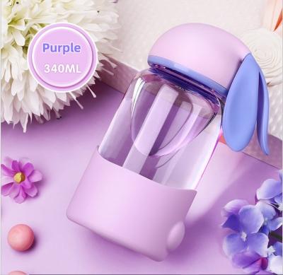 중국 일상 생활 가정 어린이 340ML 용량 및 사용자 지정 로고와 함께 귀여운 토끼 귀 컵 판매용