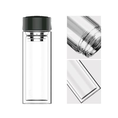 Chine Bouteille d'eau recyclable avec couvercle Eco-friendly Durable Logo personnalisable Bouteille en verre à vendre