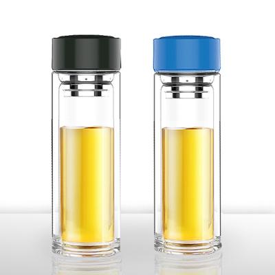 Chine Bouteille d'eau recyclable avec couvercle Eco-friendly Durable Logo personnalisable Bouteille en verre à vendre