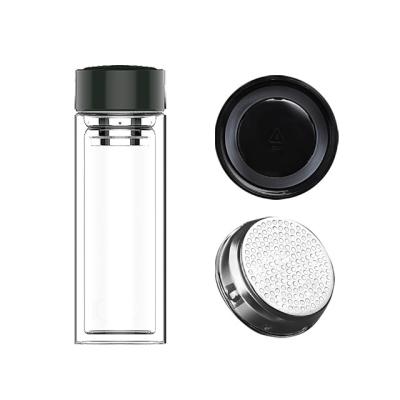 Chine Bouteille d'eau recyclable avec couvercle Eco-friendly Durable Logo personnalisable Bouteille en verre à vendre
