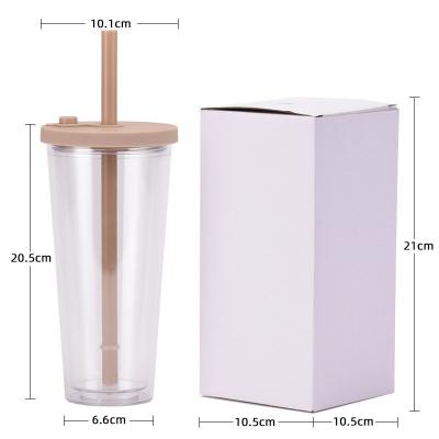 Κίνα Πλαστικό Tumbler επαναχρησιμοποιήσιμα ποτήρια Boba τέλεια για το σπίτι εστιατόριο μπαρ ξενοδοχείο και γάμος ανάγκες προς πώληση