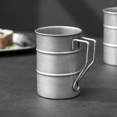 중국 여행 캠핑 및 좋아하는 음료를 즐기기 위해 사용자 지정 빈티지 380ml 커피 머그 판매용