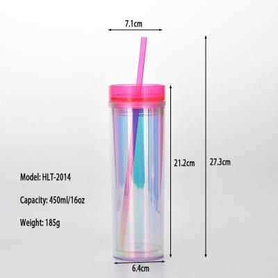중국 450ml 용량의 뚜?? 과 열 절연이 없는 맞춤형 현대 블링 커피 텀블러 판매용
