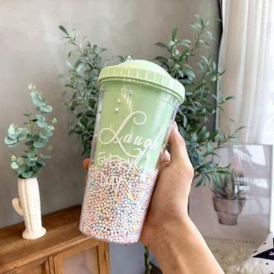 Chine Performance d'isolation thermique 550 ml Glitter clair sans BPA à vendre