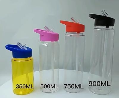 중국 750ml 투명한 플라스틱 스포츠 여행 물병 끓는 물 투명한 판매용