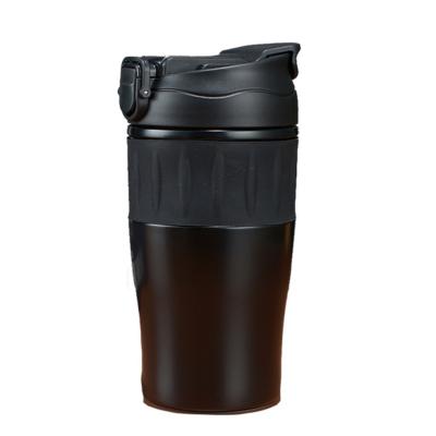 중국 500ML 가루와 함께 휴대용 스테인레스 스틸 커피 머그 누출 방지 여행 머그 단열 판매용