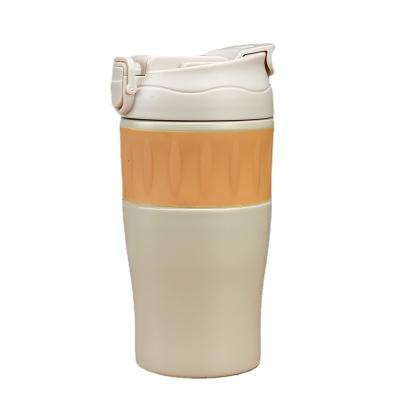 중국 500ML 가루와 함께 휴대용 스테인레스 스틸 커피 머그 누출 방지 여행 머그 단열 판매용
